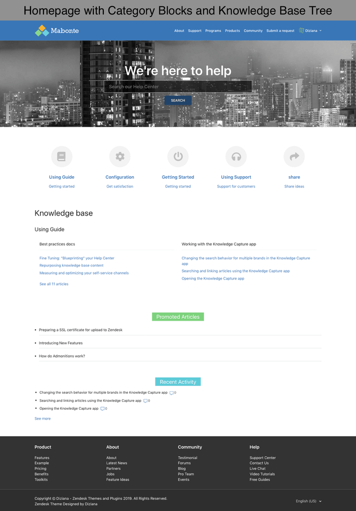 Mabonte | Zendesk Themes | Responsive | Built-in settings | Diziana Mabonte | Zendesk Themes | Responsive | Built-in settings | Diziana