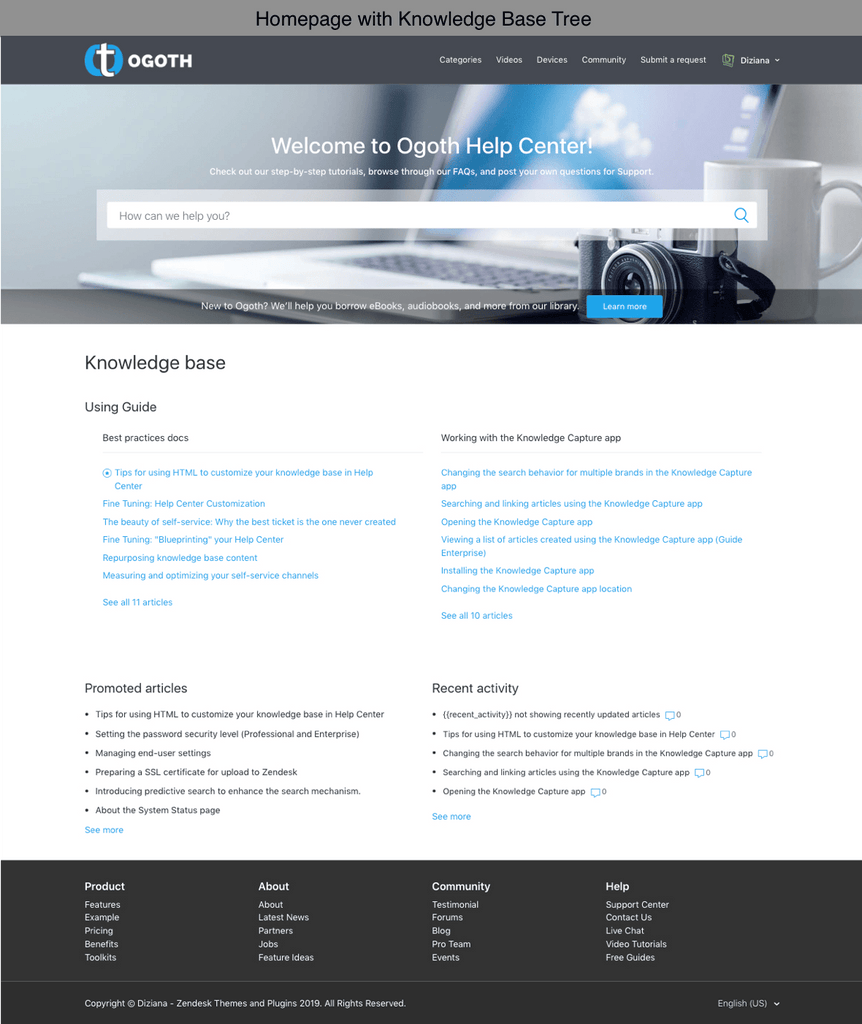 Ogoth | Zendesk Themes | Responsive | Built-in settings | Diziana Ogoth | Zendesk Themes | Responsive | Built-in settings | Diziana